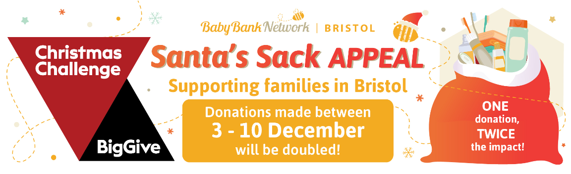 Santa's Sack Appeal:Supporting families in Bristol – Big Give