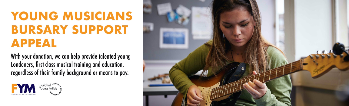 FYM Bursary Fund to support young musicians – Big Give