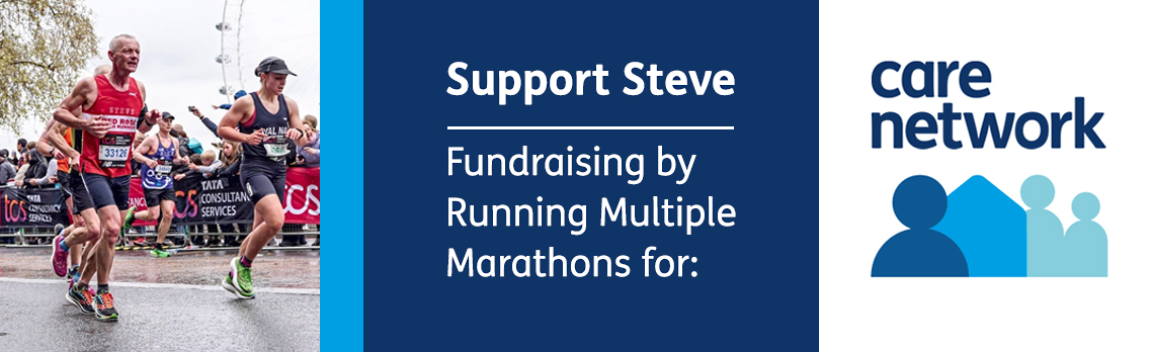 Steve Tingle Running Marathons for Care Network – Big Give