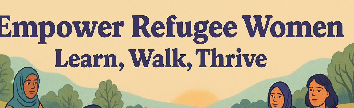 Empower Refugee Women: Learn, Walk, Thrive – Big Give